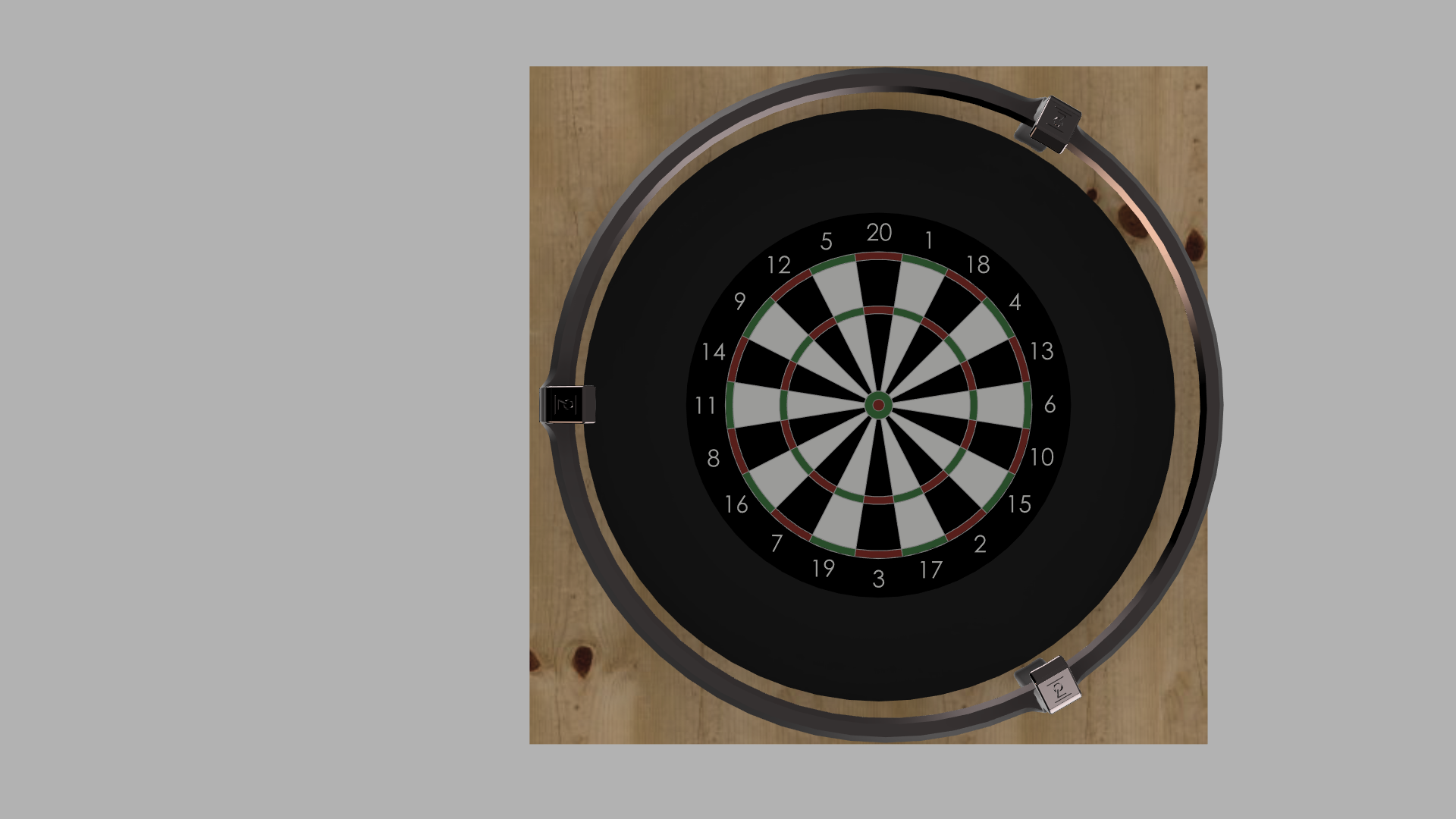 MONOLITHIOS - Dart-Ring (inkl. Kamera-Arme) | für AUTODARTS – QuantenLayer